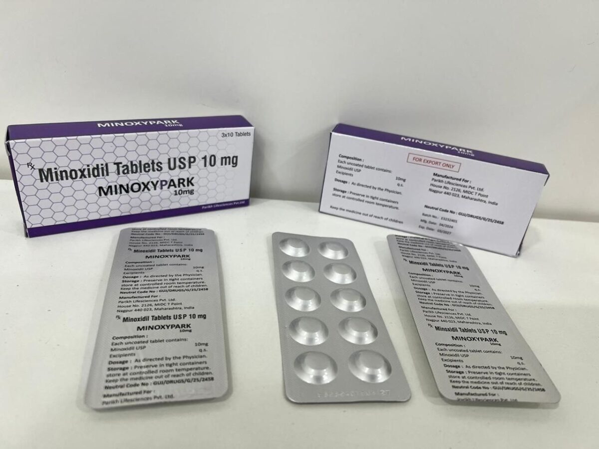 MINOXIDIL TABLETS 10 MG - Minoxidil
